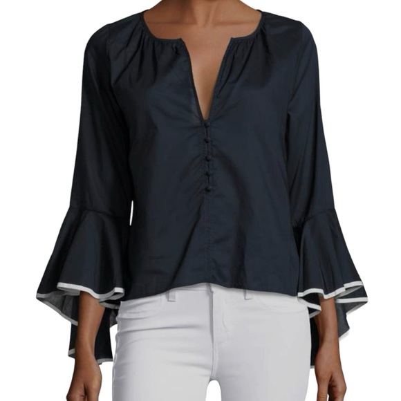 Misa Los Angeles | Tops | Misa Los Angeles Segal Bell Sleeve Top | Poshmark